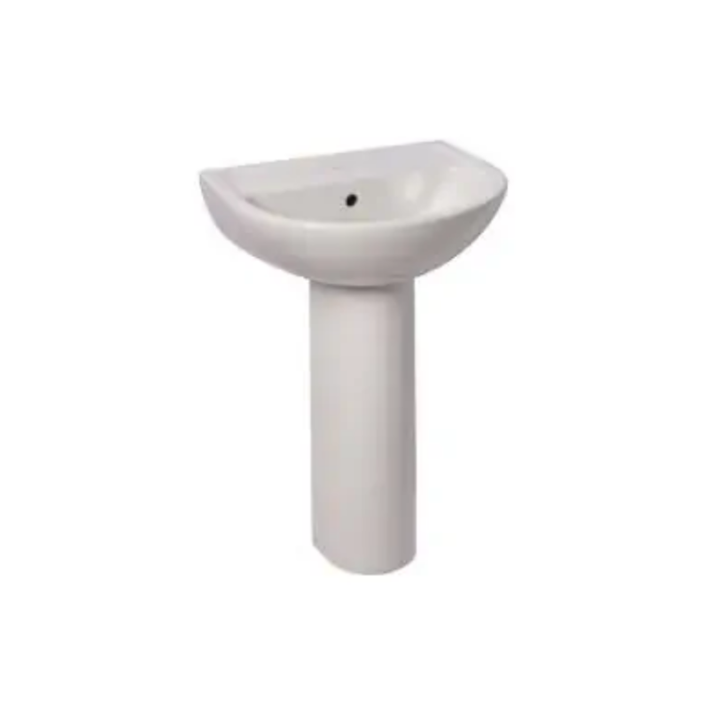 SOLO CONTRACTORS BASIN AND PEDESTAL – PRE-PUNCHED HOLES – All-Out Supplies